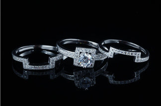 Cherish You Stack Ring Set - astoundingly remarkable just for you – Vivere Rosse